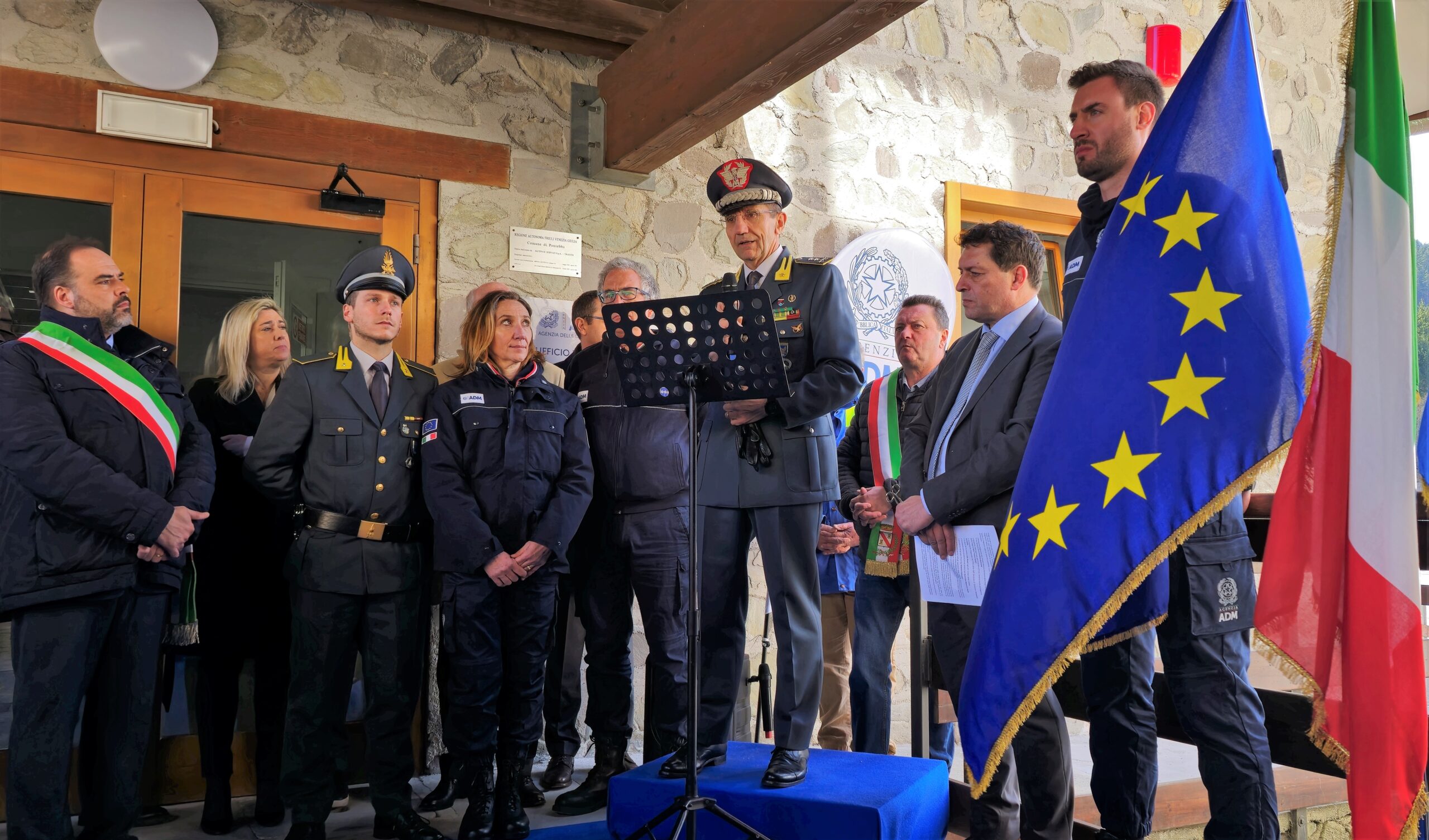 Pontebba, inaugurata la nuova sede dell'Agenzia dogane e Guardia di ...